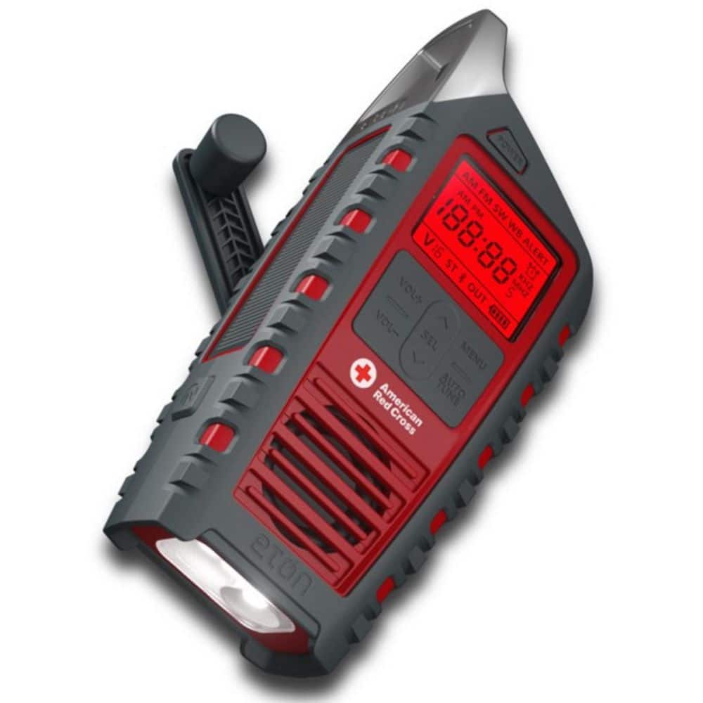 Eton American Red Cross Odyssey-Hand Crank Solar NOAA Weather AM/FM ...