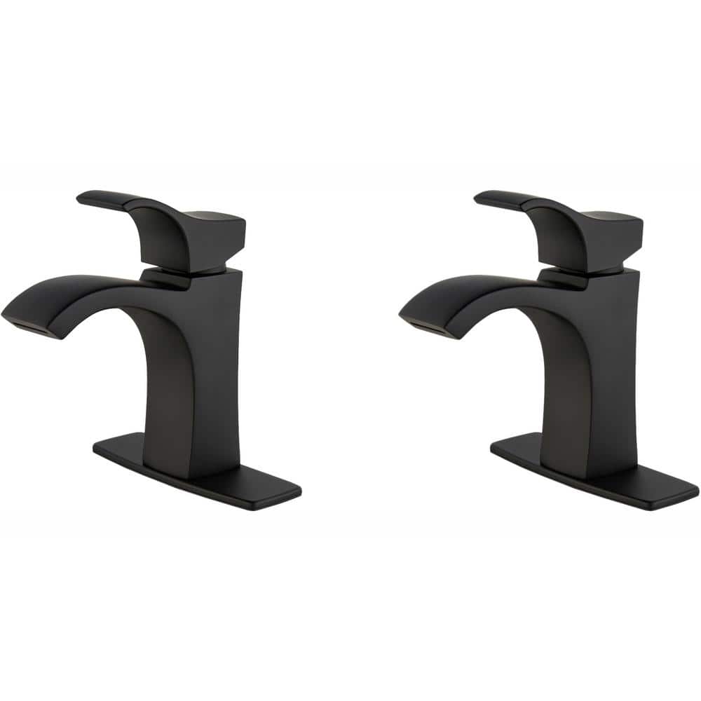 Pfister Venturi Single Hole Single-Handle Bathroom Faucet in Matte ...