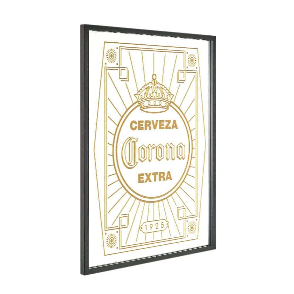 American Art Decor Corona Extra Black 18in W x 24in H Masculine Classic ...