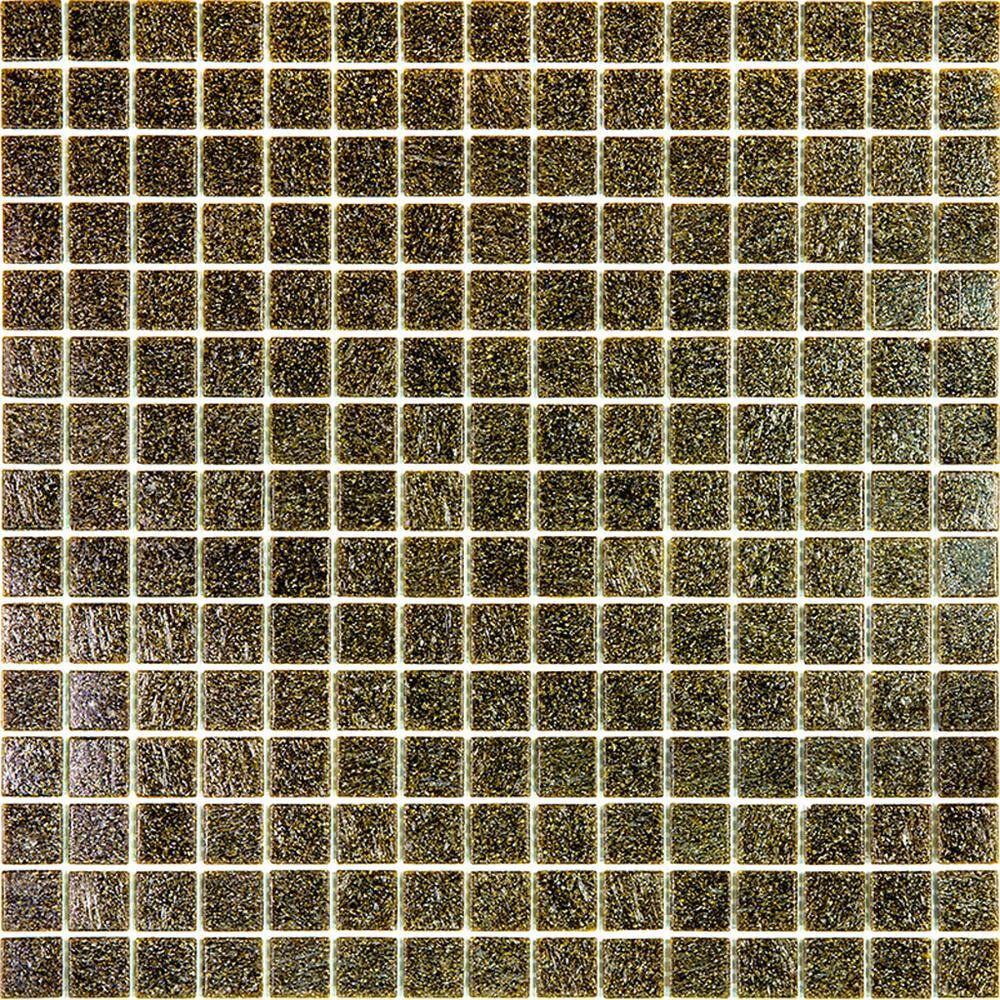 Apollo Tile Dune 4" x 6" Glossy Peanut Brown Glass Mosaic Uniform ...