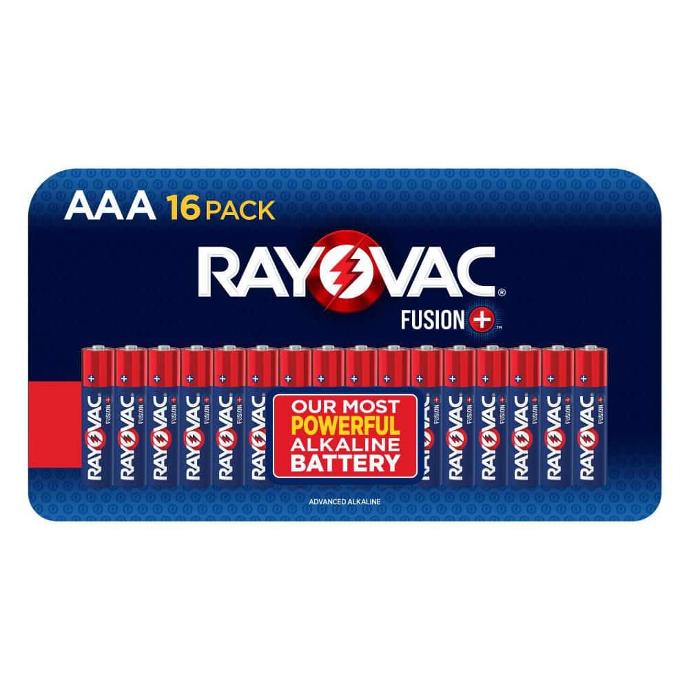 Rayovac Fusion AAA Batteries (16-Pack) 824-16LTFUS - The Home Depot