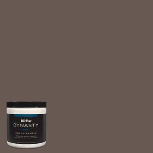 BEHR PREMIUM PLUS 8 oz. #MQ2-44 Museum Flat Interior/Exterior Paint ...
