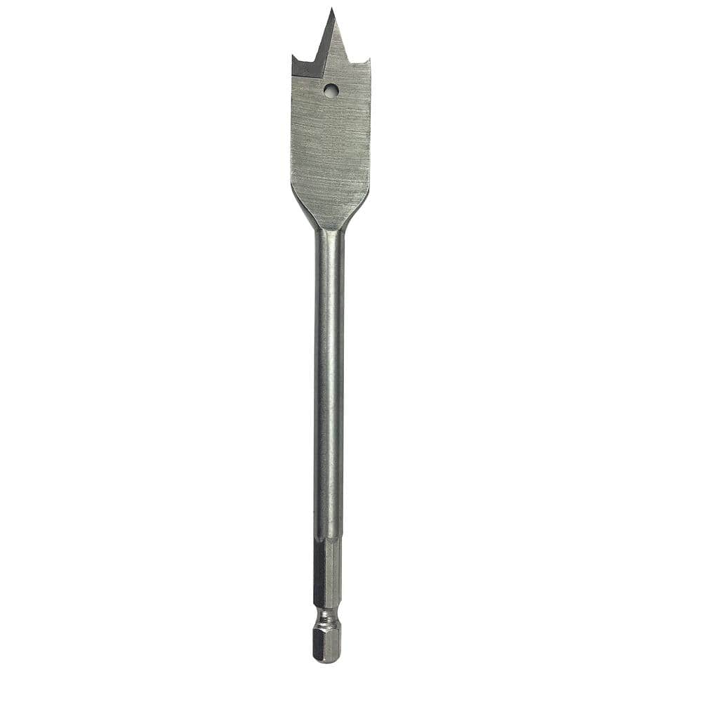 Drill America 1-3/8 in. x 6 in. Carbon Steel Spade Bit (10-Pieces ...