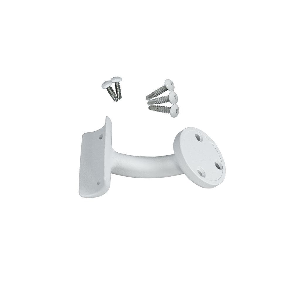 WESTBURY Continuous Handrail Aluminum Wall Mount White Fine Texture ADA ...