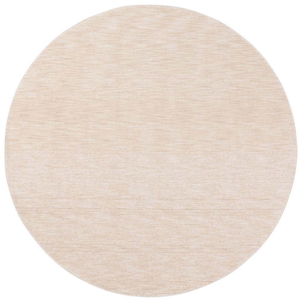 SAFAVIEH Haven 7 ft. x 7 ft. Ivory Abstract Modern Round Area Rug ...