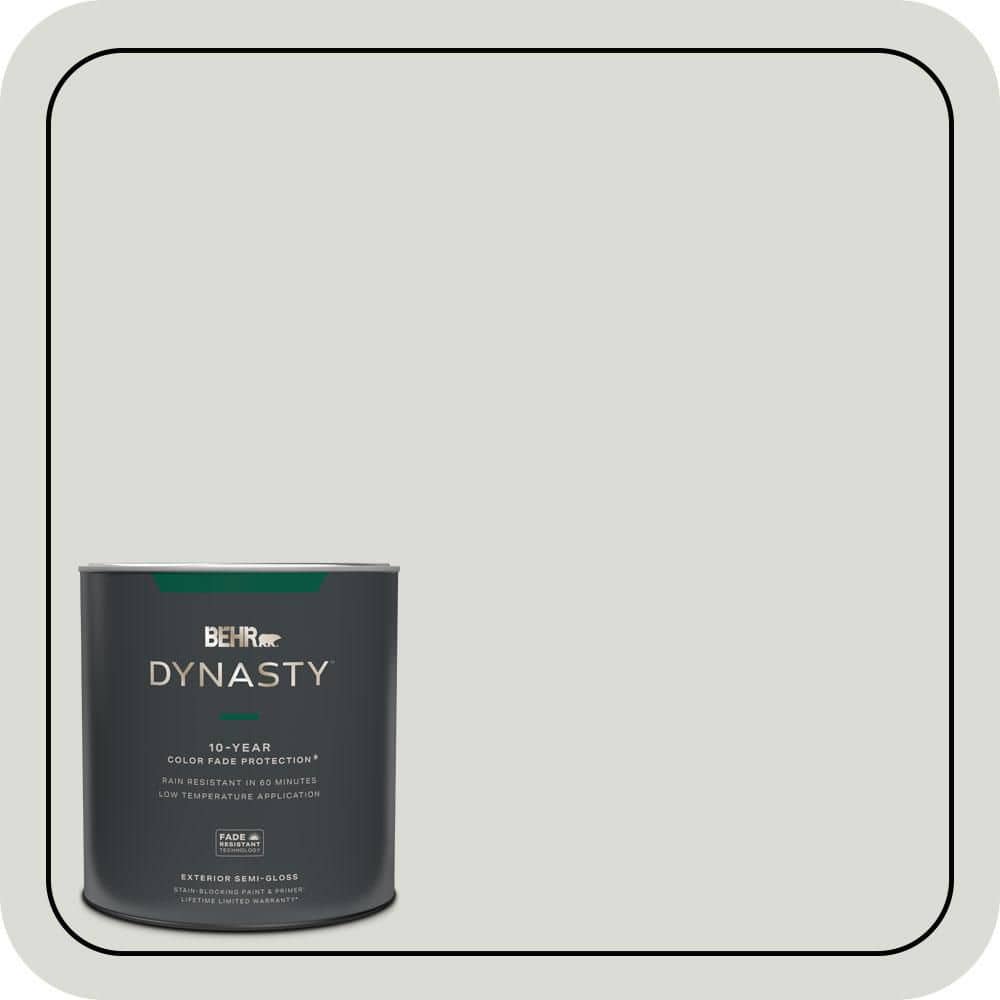 BEHR DYNASTY 1 qt. #BWC-29 Silver Feather Semi-Gloss Exterior Stain ...