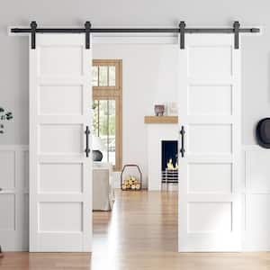 easelife 48 in. x 96 in. 5-Panel Solid MDF White Finished Interior ...