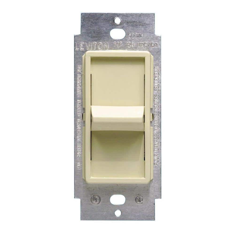 Leviton SureSlide 600-Watt Dimmer, Ivory R61-06631-1LI - The Home Depot