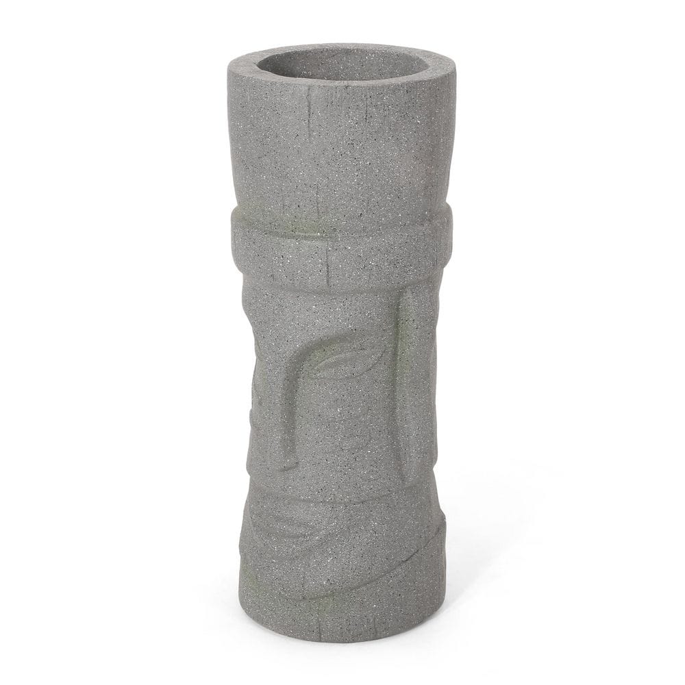 CHRISTOPHER KNIGHT HOME Gomer 24 in. Tall Stone Gray Concrete ...