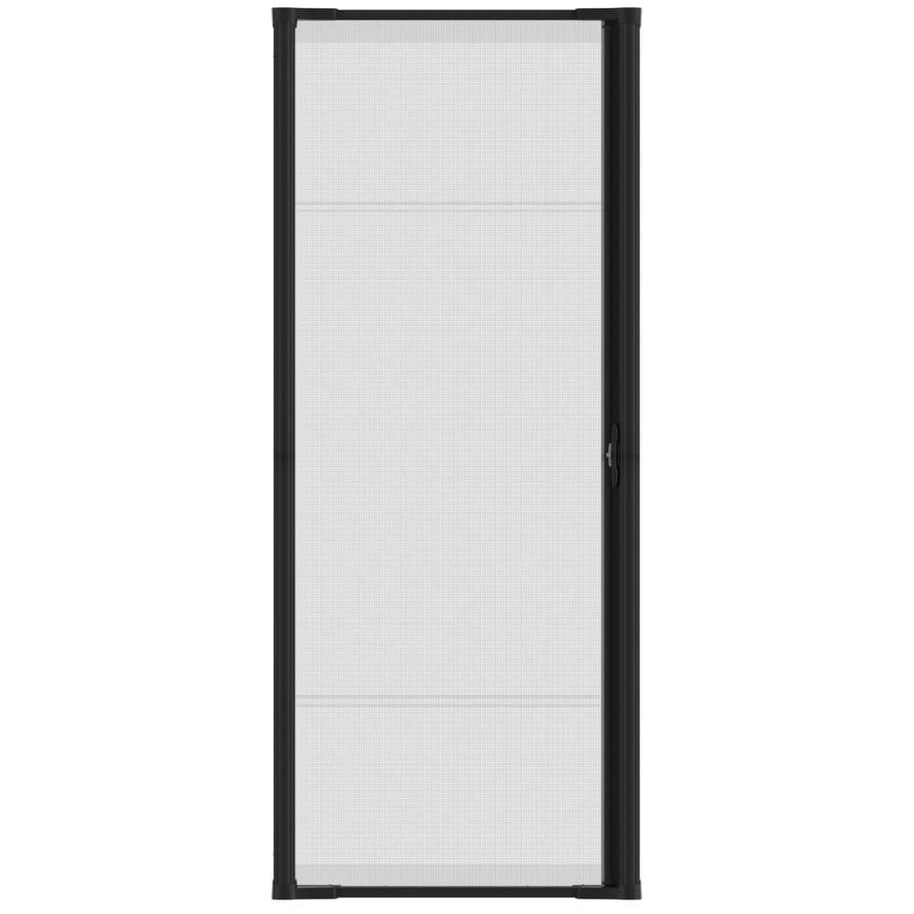36 in. x 96 in. Brisa Black Tall Retractable Screen Door