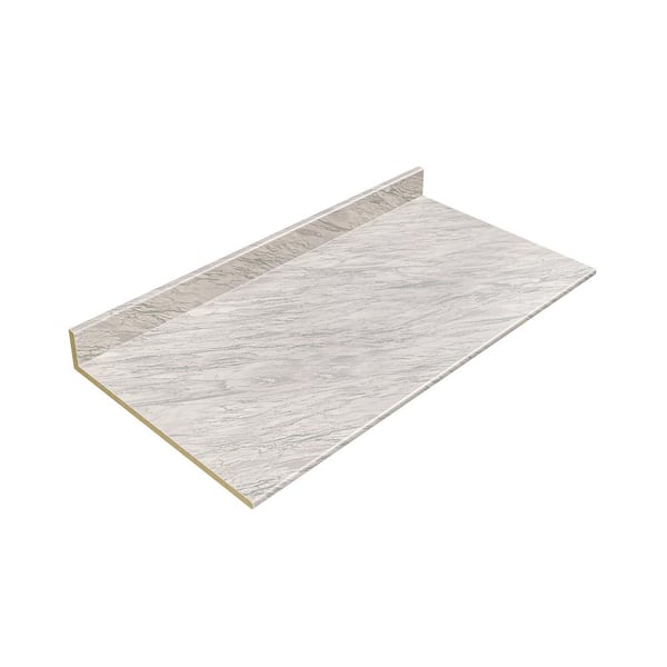 Hampton Bay Formica 4 ft. Straight Laminate Countertop in Satin Finish ...