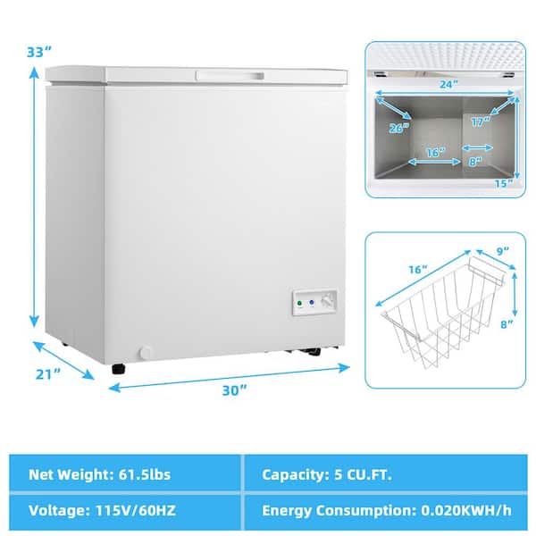 Dimensions Of A 5 Cubic Foot Freezer Discount Www pennygilley