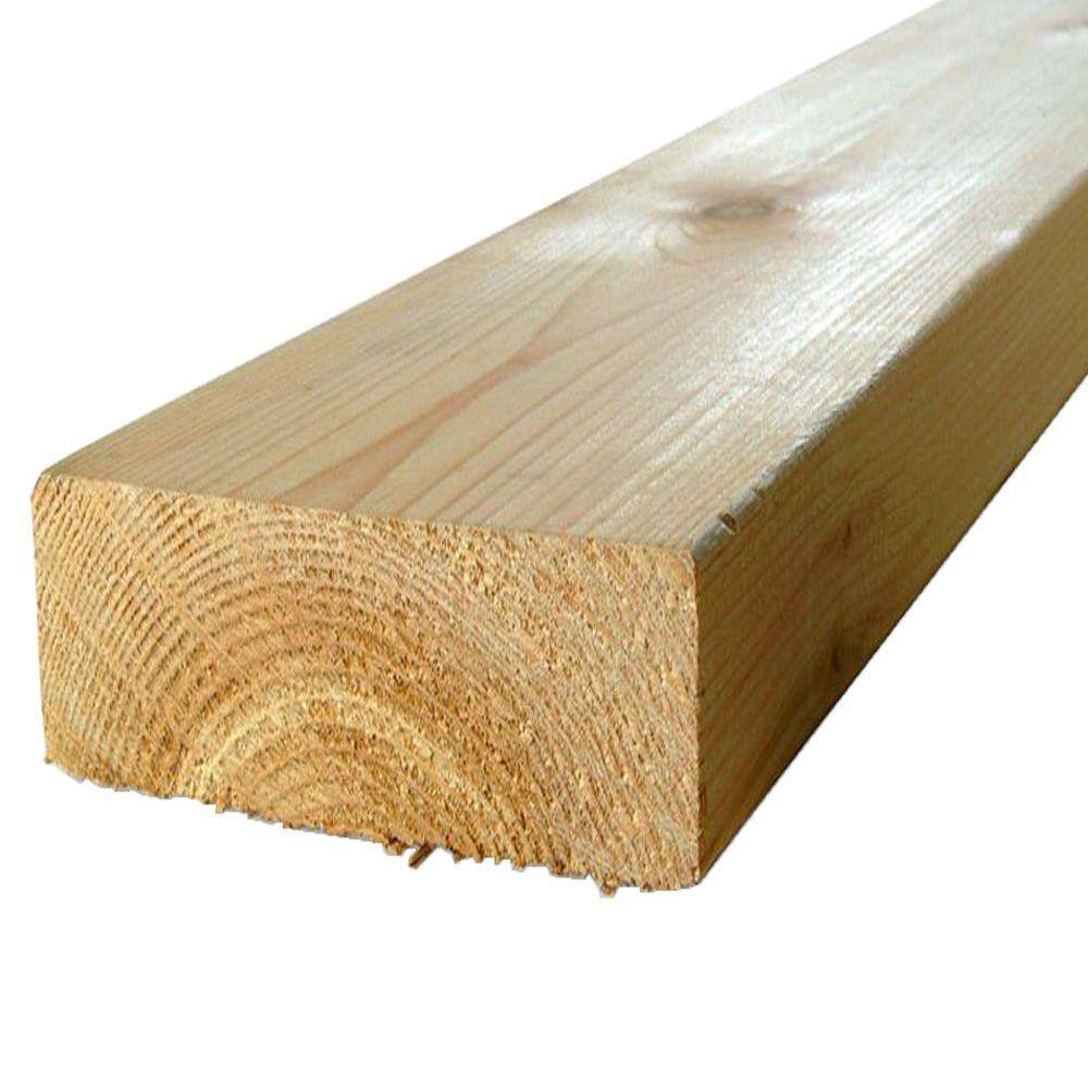 2 in. x 4 in. x 8 ft. #2 Pressure-Treated Lumber 218458 - The Home Depot