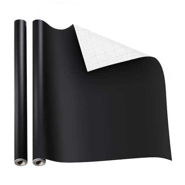ilemong Black Chalkboard Contact Paper Roll 23.62 in. x 78.74" Self ...