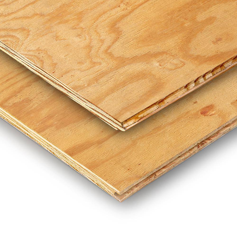 23 32 In X 4 Ft X 8 Ft Southern Pine Tongue And Groove Plywood 