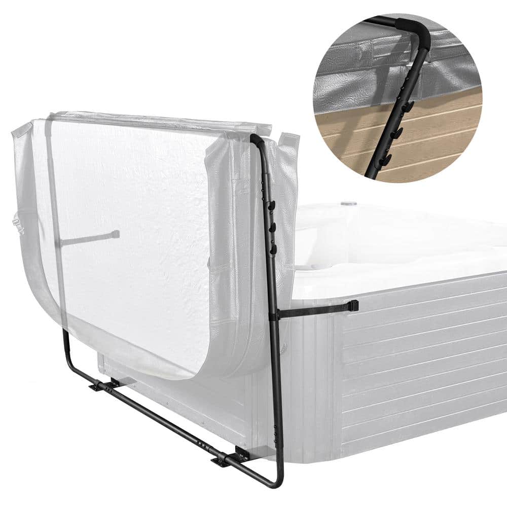 VEVOR Hot Tub Cover Lift Spa Cover Lift Height 31.5-41.3 in. w 53-92.5 ...