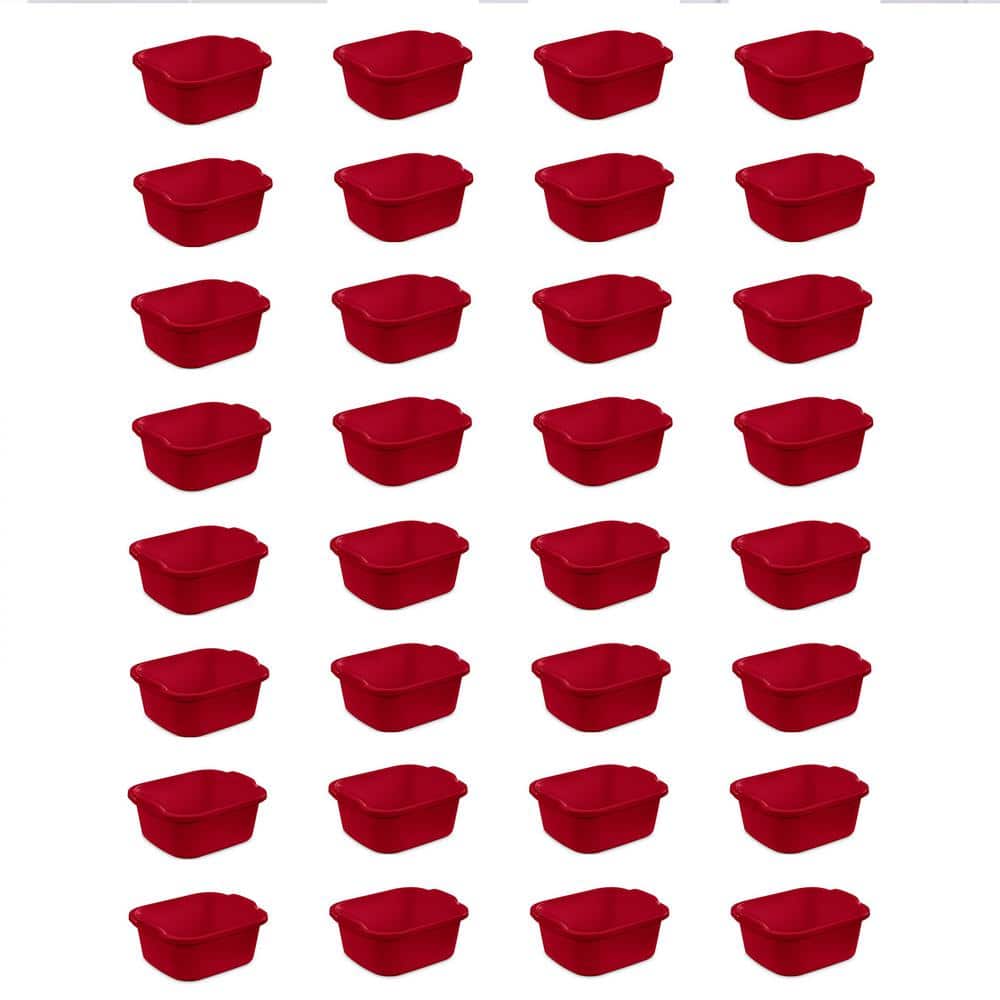 Sterilite 12 qt. Sink Dish Washing Pan (32-Pack) 32 x 06475808 - The ...