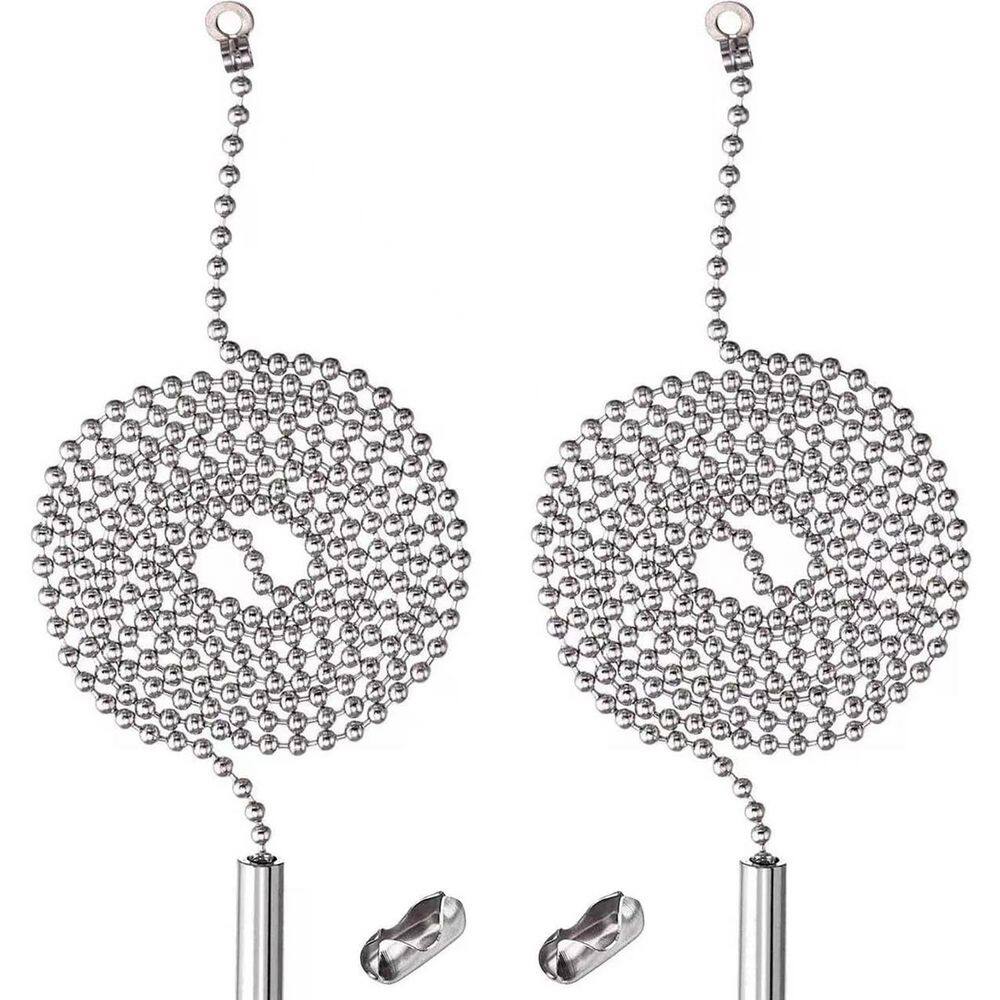phyfalip 2 Pack Pull Chain String Extension with Connector, 304 ...