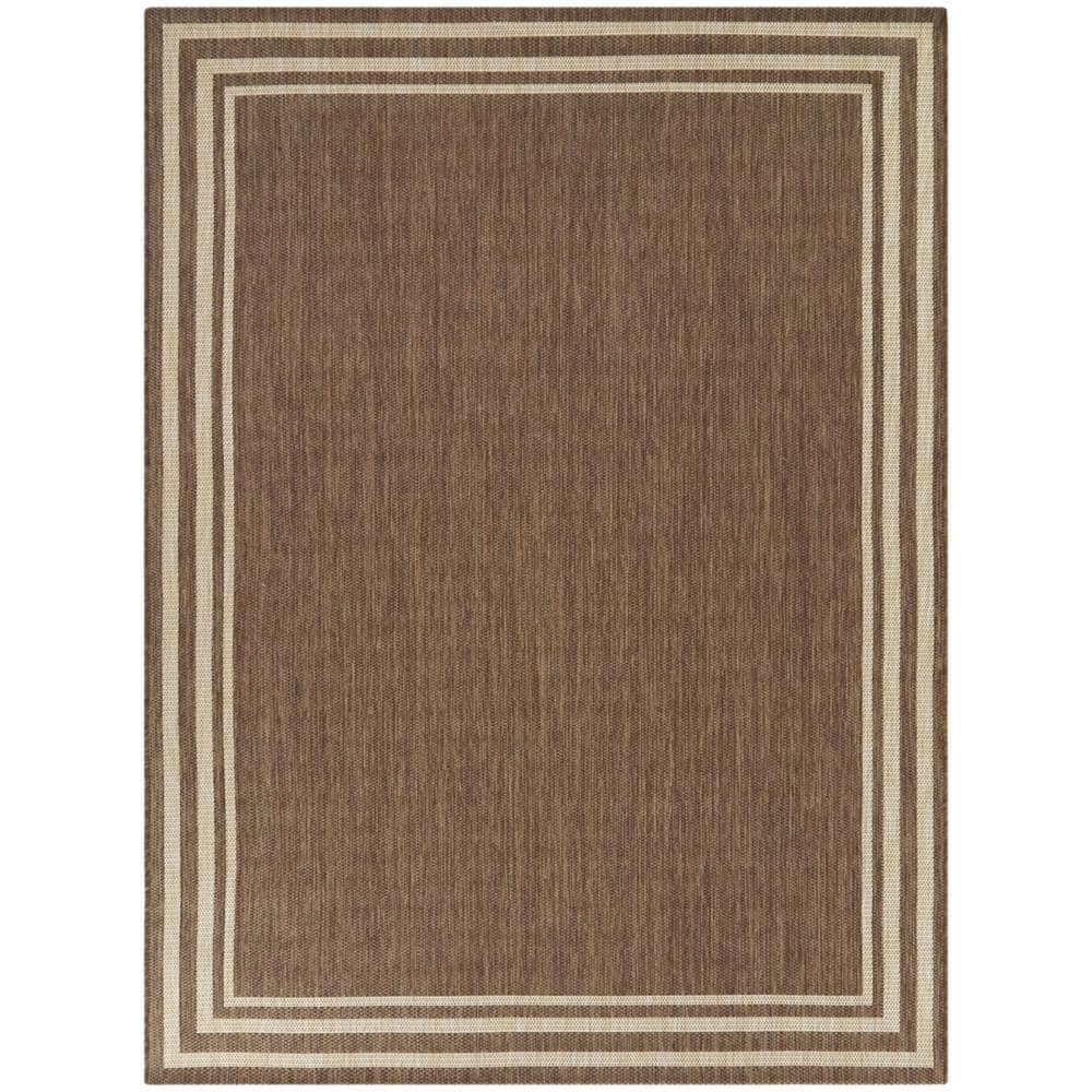BALTA Border Brown 5 ft. x 7 ft. Border Indoor/Outdoor Area Rug 3118808 ...