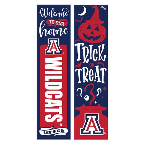 Evergreen 47 in. Double Sided Leaner Halloween Porch Sign, University ...