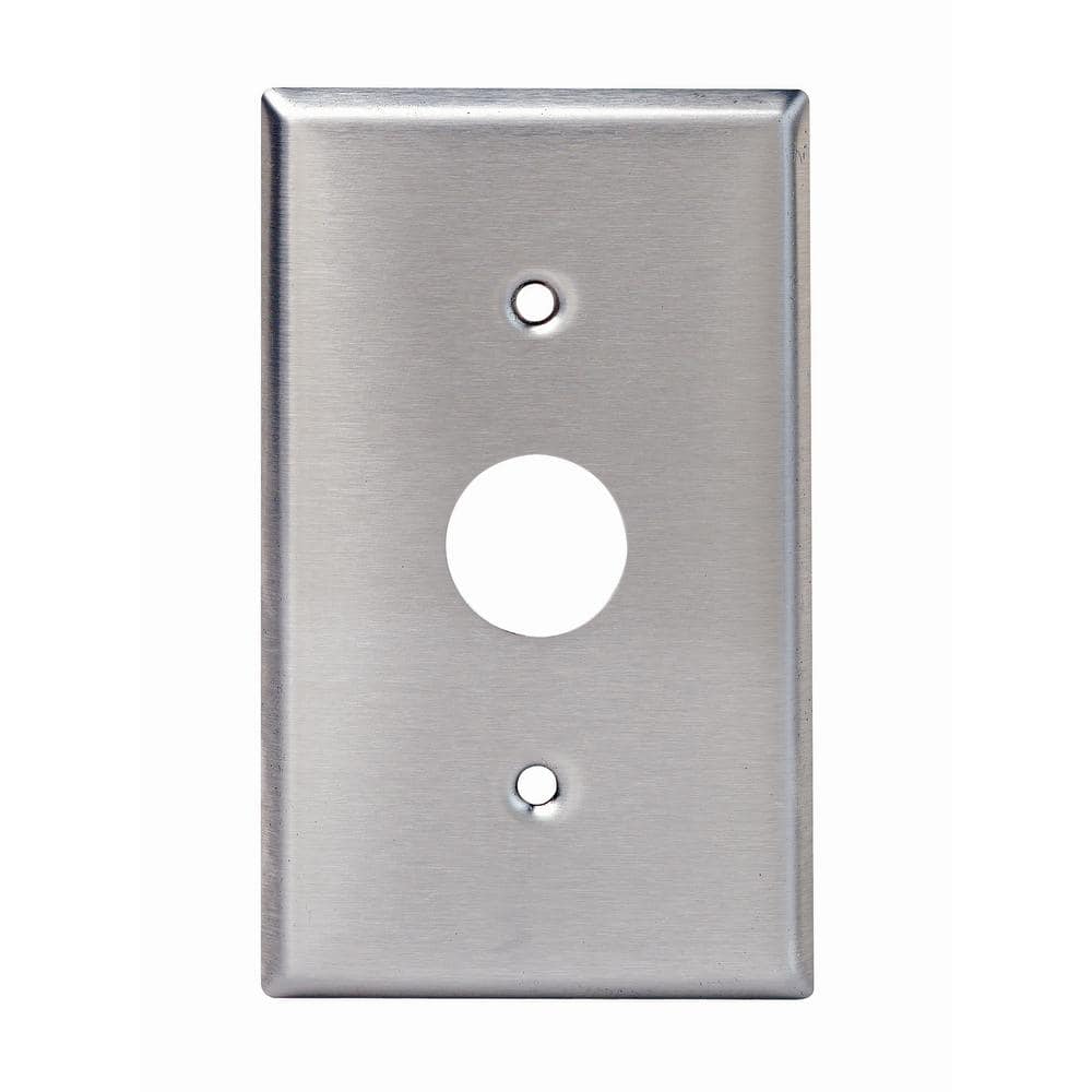 Leviton 1-Gang Stainless Steel 302 Non-Magnetic Corbin Key Lock Power ...