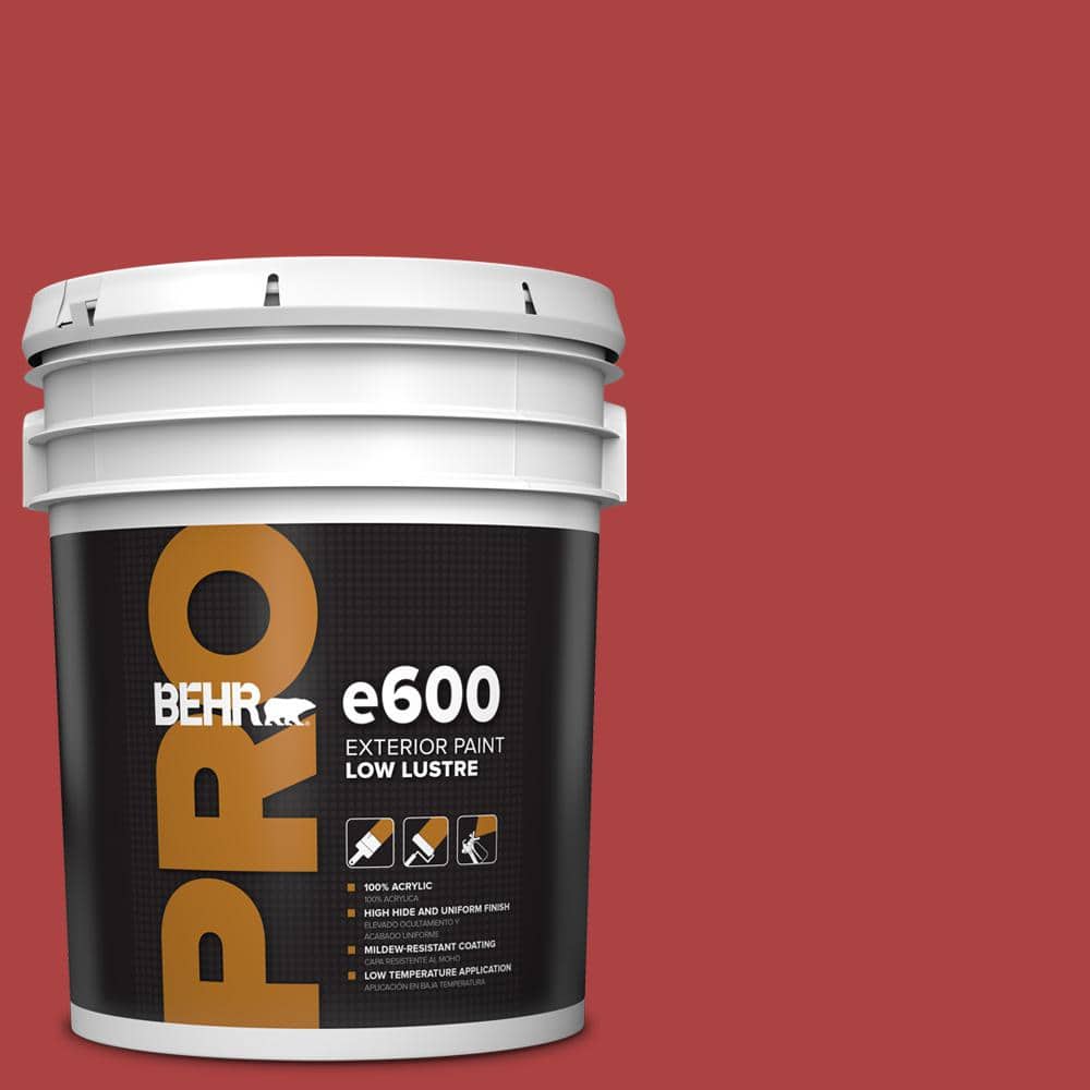 BEHR PRO 5 gal. #160B-7 Daredevil Low Luster Exterior Paint PR62305 ...