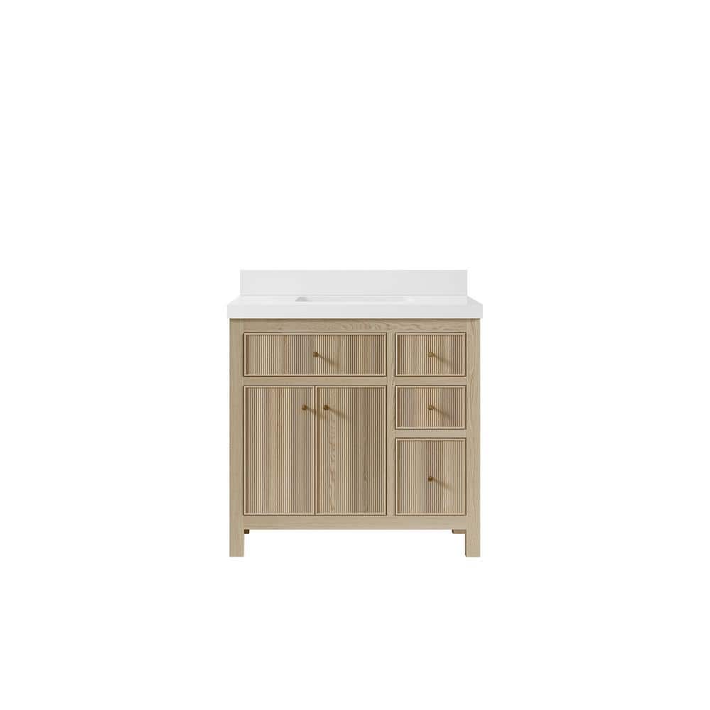 Willow Collections Sonoma Oak 36 in. W x 22 in. D x 36 in. H Single ...