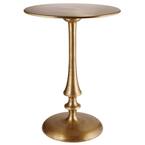 KENROY HOME Upton Antique Brass End Table 65043AB - The Home Depot