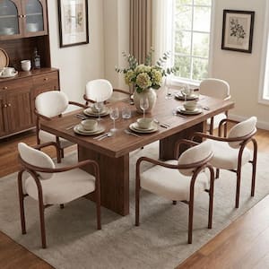 CHRISTOPHER KNIGHT HOME Lanswick Modern Rustic Walnut Grain Finish ...