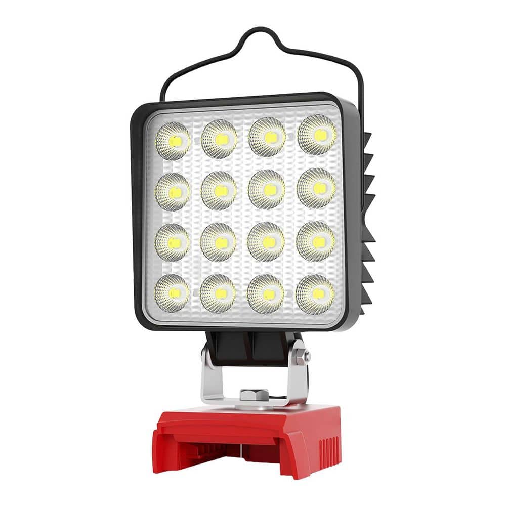 18V Volt 10000 Lumen LED Work Light Floodlight Cordless Battery Powered ...
