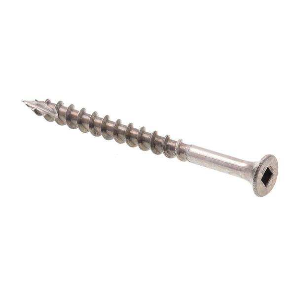 Prime-Line #10 x 2-1/2 in. Grade 18-8 Stainless Steel Square Drive Flat ...