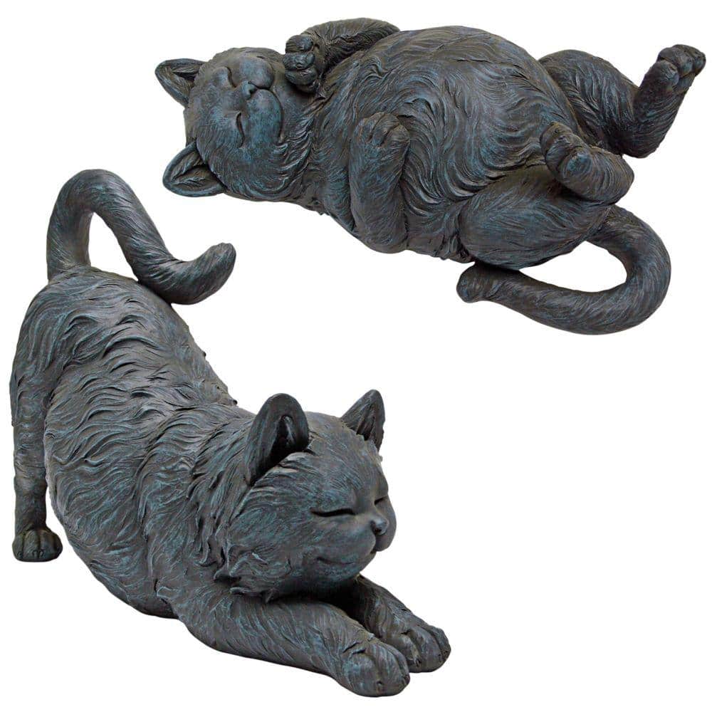 Design Toscano Playful Cats Statue Collection Set (2-Piece) QL957118 ...