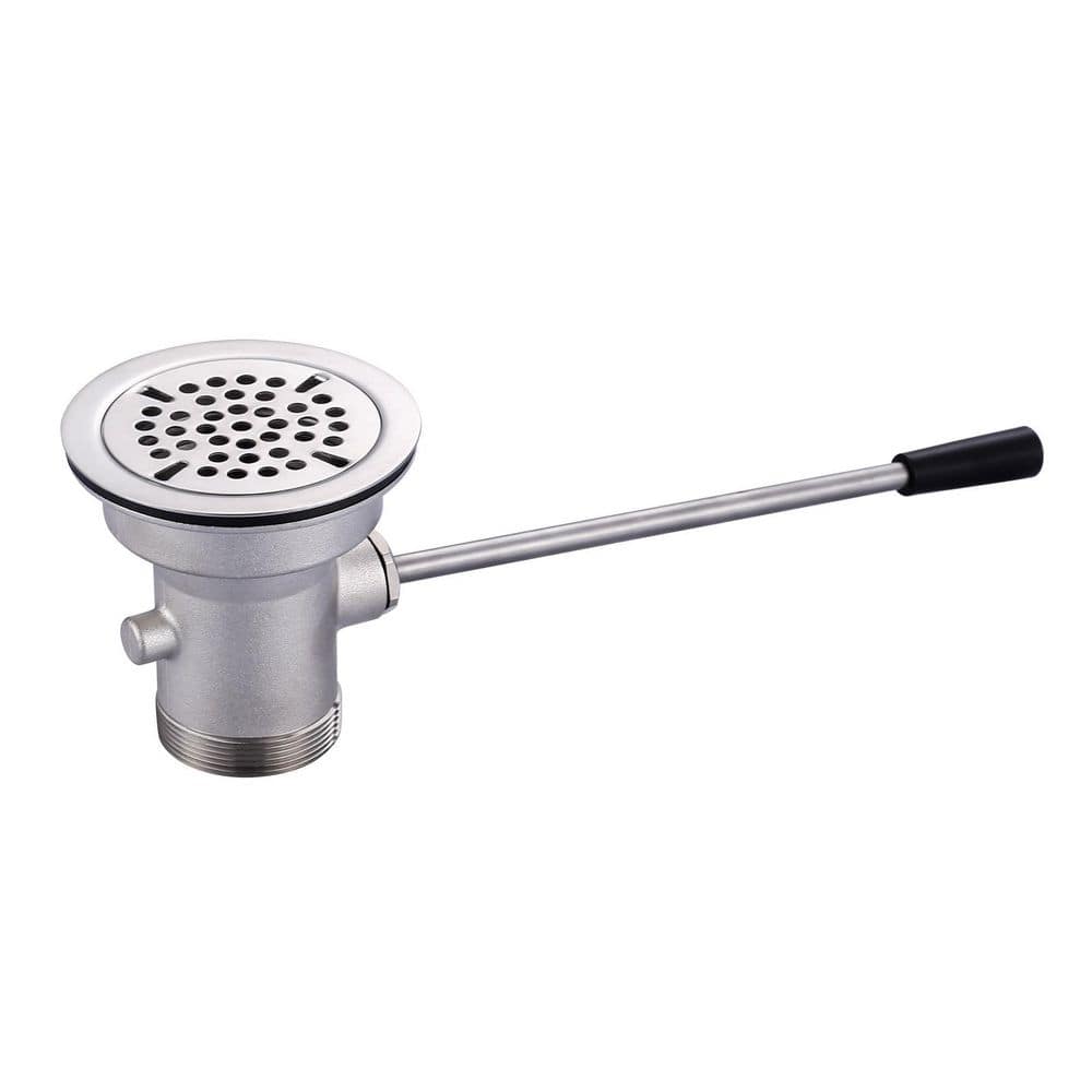 AVITAS 3-1/2 in. Commercial Sink Drain Valve with Lever Handle and ...