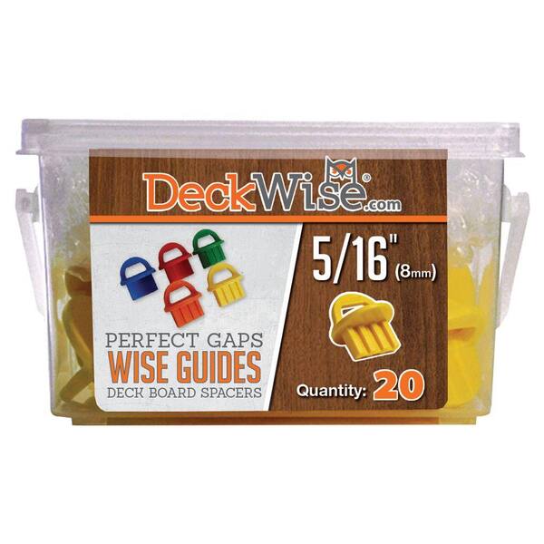 DeckWise WiseGuides 5/16 in. Gap Deck Board Spacer for Hidden Deck ...