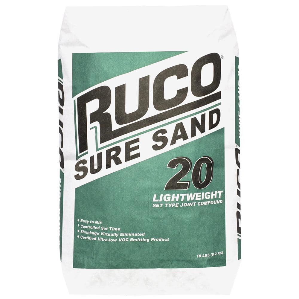 RUCO Sure Sand 20 18 lb. Powder Joint Compound RSS020 - The Home Depot