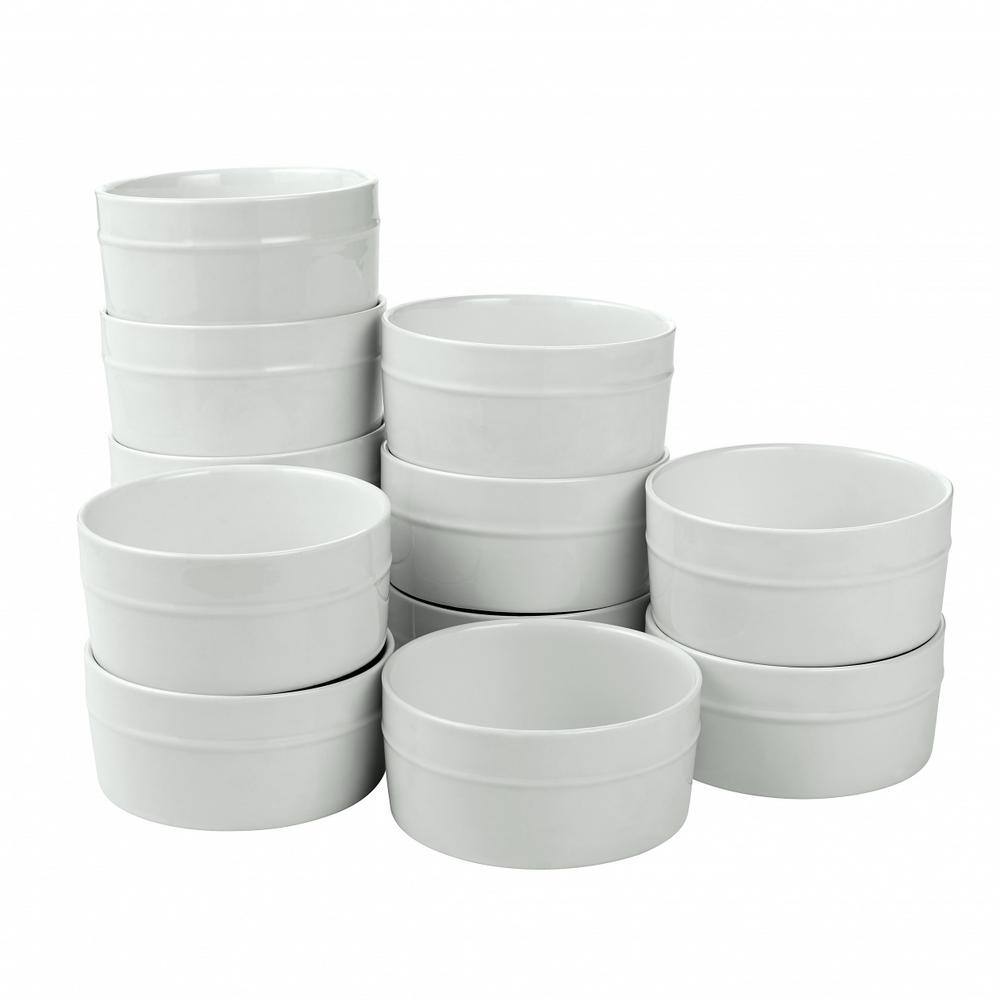 Over and Back Round Ramekin 12-Piece Set-822362 - The Home Depot