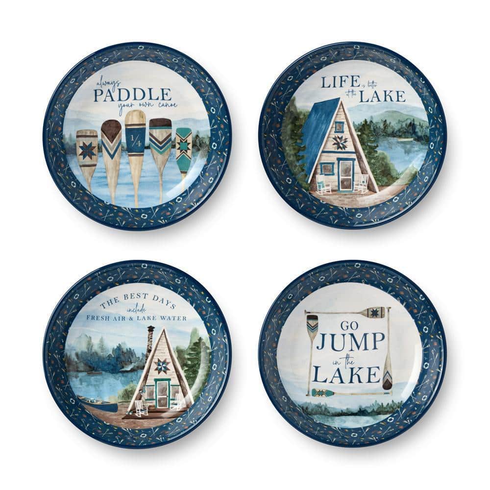 Certified International Wake At The Lake 38 fl. oz. Multi-Colored ...