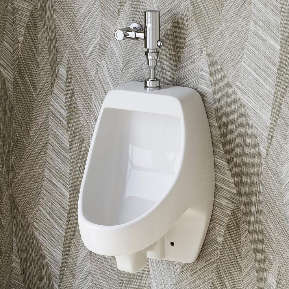 Hanikes 1.0 GPF Urinal with Siphon Jet Flush Action in. White UR-482 ...