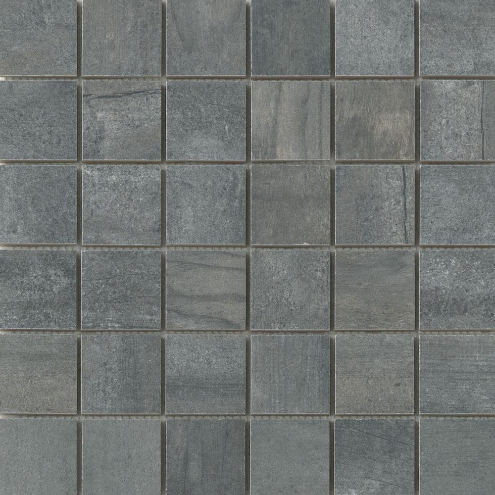 EMSER TILE Explorer Paris 12.6 in. x 12.64 in. x 8mm Porcelain Mesh ...