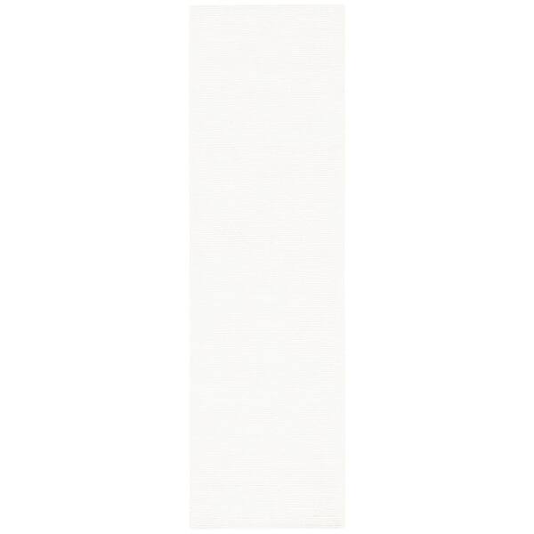 SAFAVIEH Himalaya Ivory 2 ft. x 8 ft. Solid Color Runner Rug HIM152A-28 ...