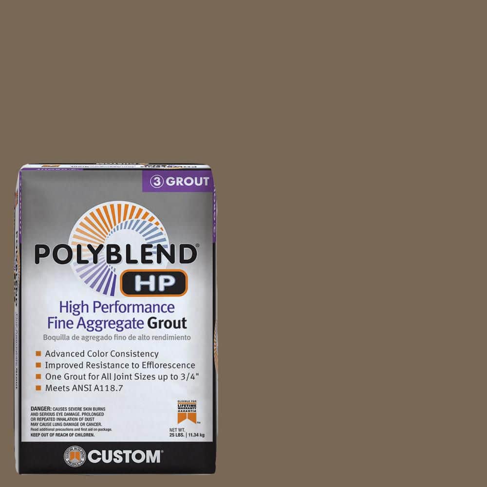 Custom Building Products Polyblend HP #59 Saddle Brown 25 lbs. High ...