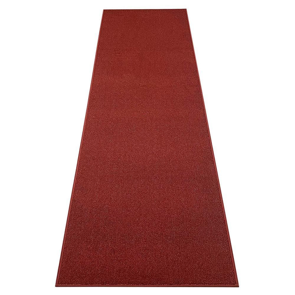 RugStylesOnline Custom Size Stair Treads Solid Red Color 48 in. x 36 in ...