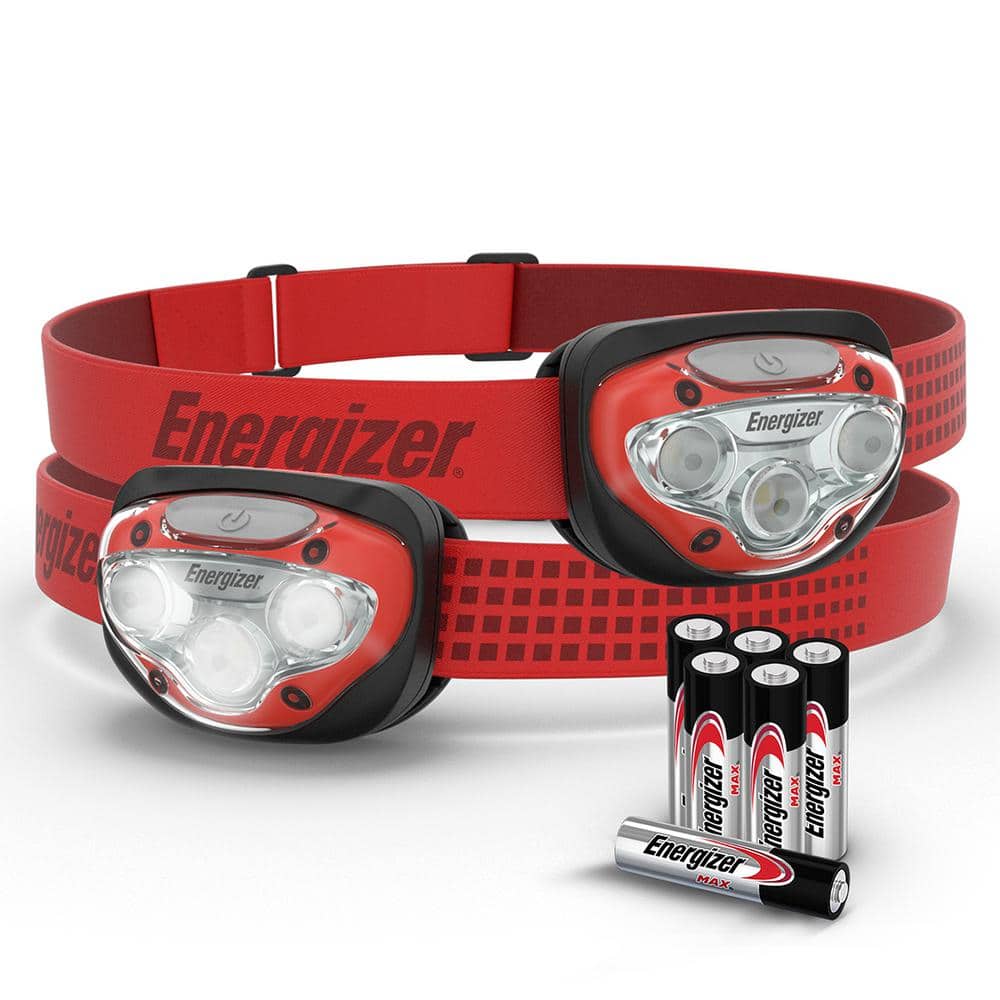 Energizer Vision HD LED Headlamp, 300 Lumens - (2-Pack) Bundle HDB32EH ...