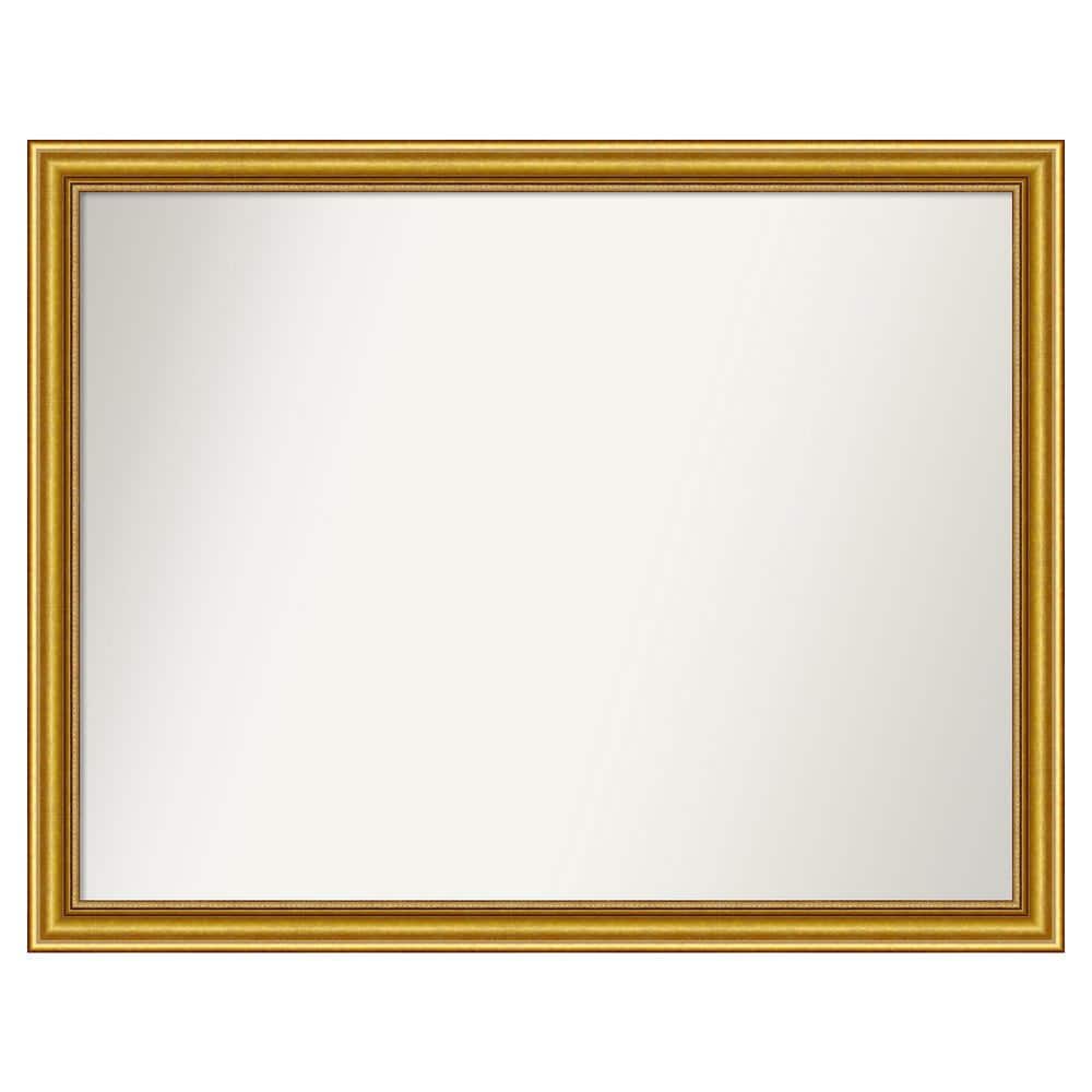 Amanti Art Townhouse Gold 41.75 in. x 32.75 in. Custom Non-Beveled Wood ...