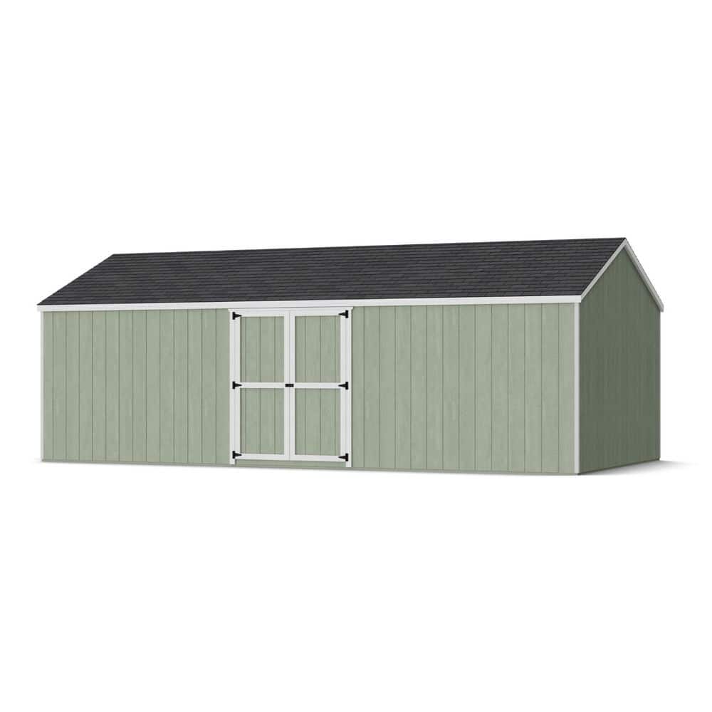 Little Cottage Co. Value Gable 12 ft. x 24 ft. Outdoor Wood Storage ...