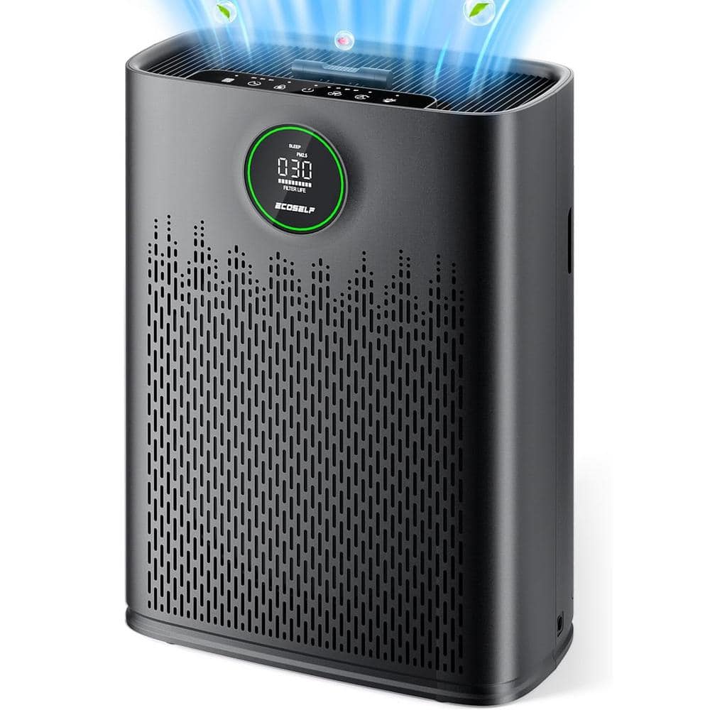 Adrinfly 1295 Sq. Ft. HEPA Air Purifiers for Home with Smart Mode, Air ...