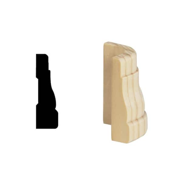 DecraMold DM 356 - 2-1/4 in. x 2-1/4 in. x 3/4 in. Solid Pine Miterless ...