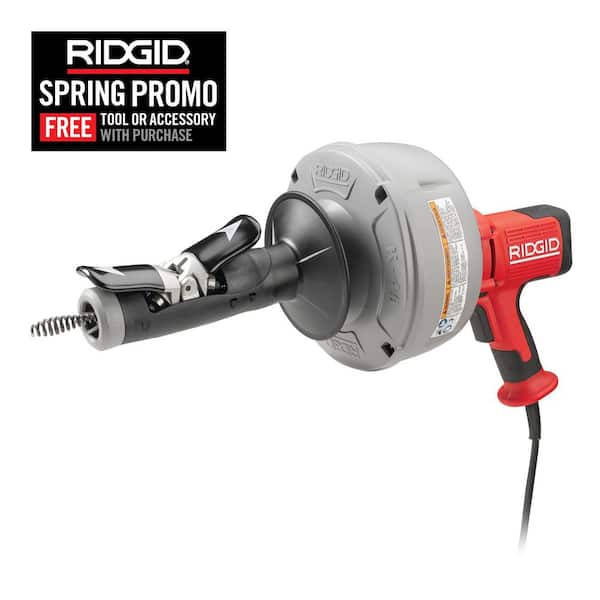 RIDGID K-45 120V Auto-Feed Drain Cleaning Machine with C-1IC and C-6 ...
