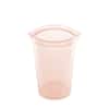 Zip Top Reusable Silicone 24 oz. Large Cup Zippered Storage Container ...