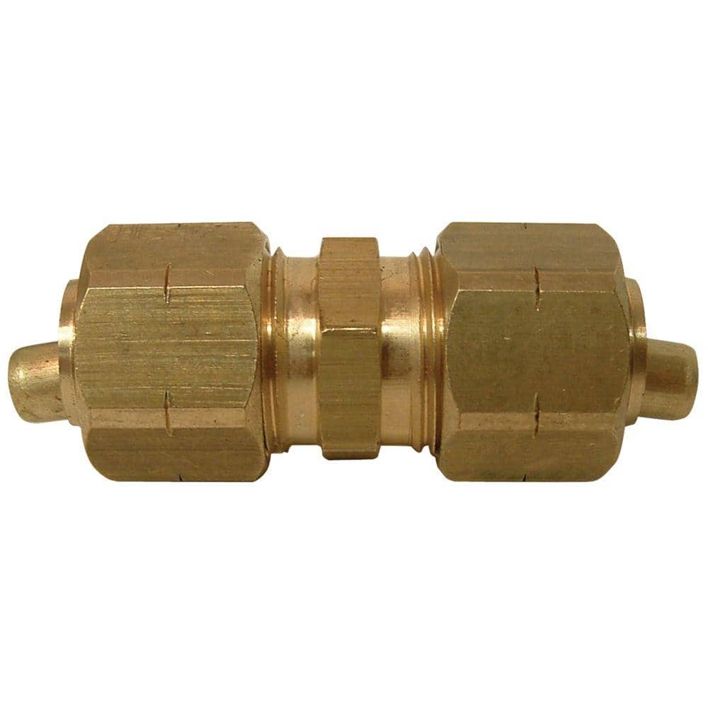 Everbilt 3/8 in. Brass Compression x Compression Unions (5-Pack) 909 ...